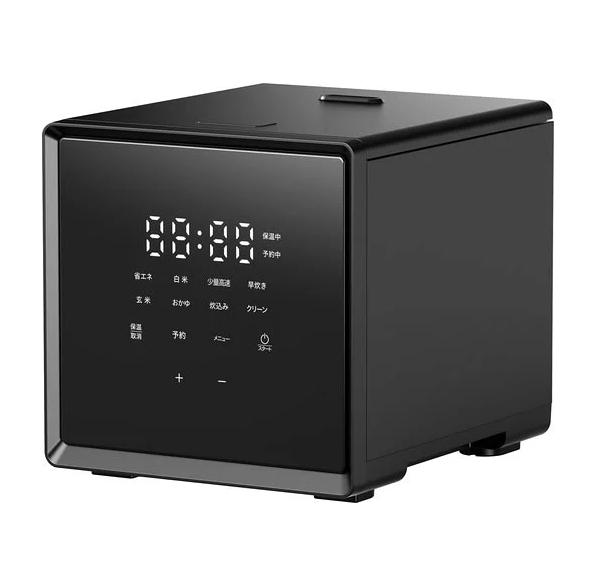 【送料無料】YAMAZEN キューブ型 マイコン炊飯器 YJS-CM025(B) ブラック 2合炊き 少量高速 厚釜 予約 保温 玄米 おかゆ 炊き込み タッチパネル コンパクト 一人暮らし 新生活 ふっくら炊飯 省エネ 時短調理 お手入れ...