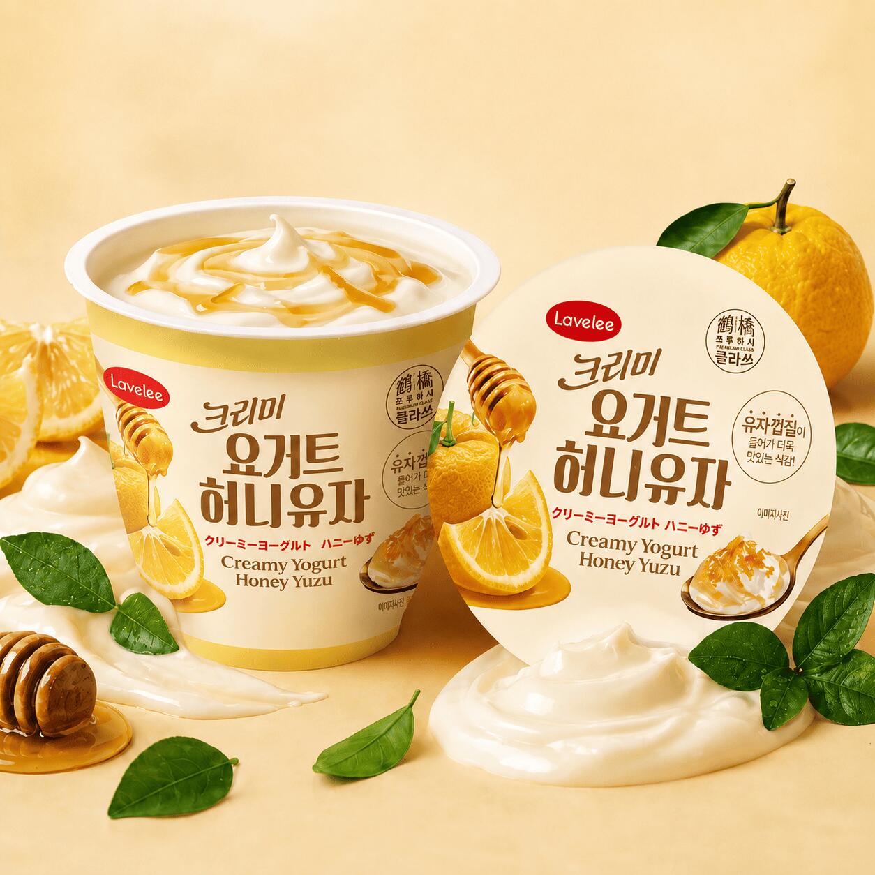 乳酸菌が生きているヨーグルトミックスと甘い蜂蜜柚子が含まれたアイス。 乳酸菌が生きているヨーグルトミックスとゆずの皮まで配合されたハニーゆずシロップは、 ゆず特有の味と食感を感じることができるさっぱりとしたアイス。 下までしっかりハニーゆず...
