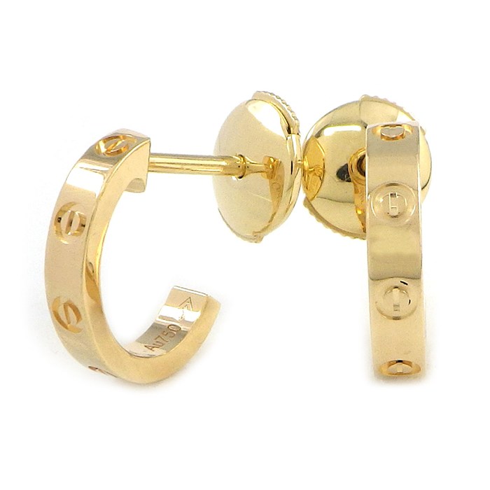 商品詳細商品番号 295248 ブランド名 カルティエ Cartier 商品名 カルティエ Cartier ピアス ラブ フープ SM B8028800 K18YG 【中古】 素材 K18イエローゴールド(刻印750) 使用石 サイズ ピア...