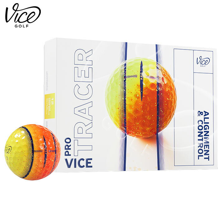 ■商品名：Vice Golf Pro ■構造：3ピース ■カバー：ウレタンカバー ■マテリアル：Surlyn ■コア：speed core(HESC) ■コンプレッション：90 ■ディンプル：318 ■ボールカラー：トレーサースペシャル 関...
