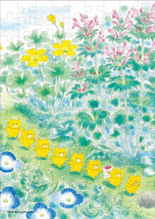 商品名さんぽ（ノラネコぐんだん） ピース数108 ピースサイズ通常ピースサイズ サイズ18.2×25.7cm 品 番TEN-MB108-130 メーカーテンヨー 商品説明大人気絵本シリーズ 『ノラネコぐんだん』 絵本作家の工藤ノリコが描く『...