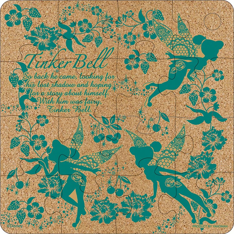 商品名フェアリーズ・スイーツ（ピーターパン） ピース数16 ピースサイズ通常ピースサイズ サイズ18×18×0.8cm 品 番YAM-101-79 メーカーやのまん 商品説明「なべしき」や「コースター」になる新感覚のコルク製のジグソーパズル...