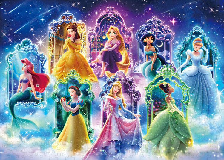 商品名Believing in Dreams 〜夢を信じて〜 ピース数500 ピースサイズ通常ピースサイズ サイズ35×49cm 品 番TEN-D500-695 メーカーテンヨー 商品説明8人のディズニープリンセスの夢見る思いが描かれた素敵...