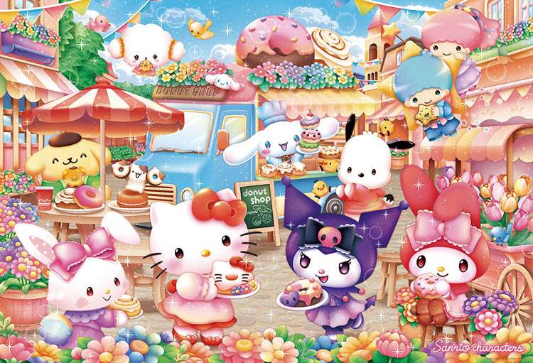 商品名ドーナツショップへようこそ！ ピース数1000 ピースサイズ通常ピースサイズ サイズ49×72cm 品 番BEV-1000-168 メーカービバリー 商品説明Sanrio characters カワイイが止まらない！ お部屋に飾ってと...
