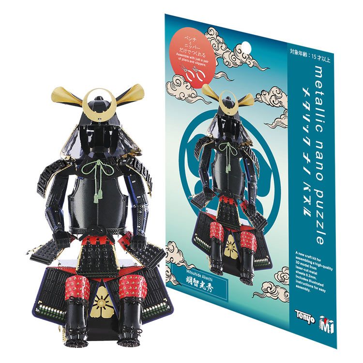 商品名鎧 明智光秀 サイズW5×H11.5×D4cm 品 番TEN-T-ME-011M メーカーテンヨー 商品説明メタリックナノパズル　マルチカラー 超細密レーザーカットによるハイクオリティーメタルモデル 威風堂々たる完成度！ 手軽に作って...
