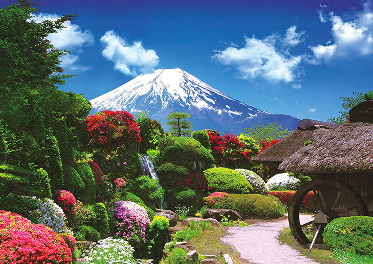 商品名花咲く忍野と富士山 ピース数108 ピースサイズ通常ピースサイズ サイズ18.2×25.7cm 品 番EPO-01-072 メーカーエポック社 商品説明忍野村は日本一綺麗な富士山が見えることでも有名です。 (c)HIDEAKI TAN...