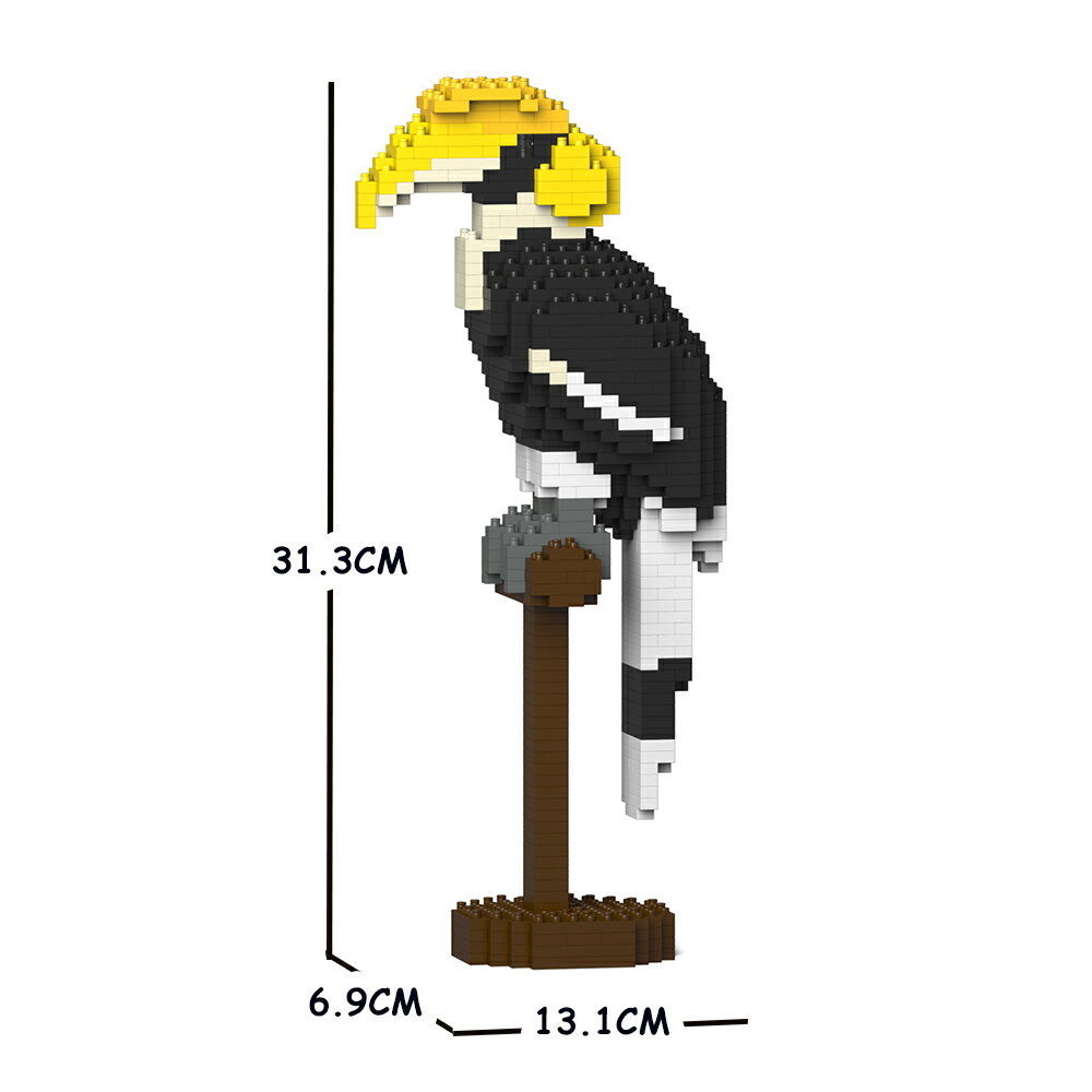 オオサイチョウ 01S 品番: ST19BD18 ブロックの数: 約 590 シリーズ：Sculptor JEKCAがネジでブロックを固定する技術のパテントを持っています。 接着剤なしで組み立てたブロック同士を丈夫な構造にできます。 固定の...