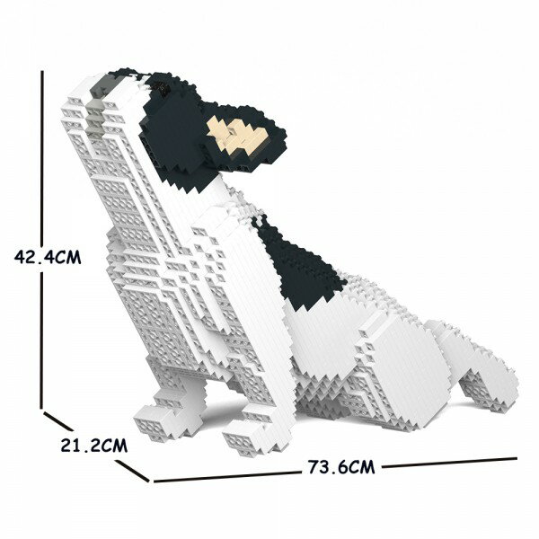 フレンチ・ブルドッグ 05C-M04 品番: CM19FB05-M04 ブロックの数: 約 1360 シリーズ：Craftsman JEKCAがネジでブロックを固定する技術のパテントを持っています。 接着剤なしで組み立てたブロック同士を丈夫...