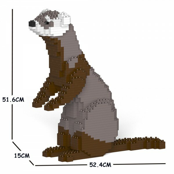 フェレット 01C 品番: CM19ML38 ブロックの数: 約 880 シリーズ：Craftsman JEKCAがネジでブロックを固定する技術のパテントを持っています。 接着剤なしで組み立てたブロック同士を丈夫な構造にできます。 固定の手...