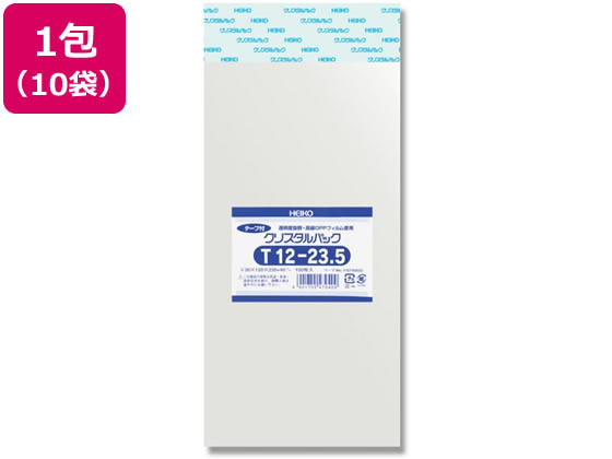 【仕様】●サイズ：厚さ0．03×幅120×高さ235（＋テープ部分40）mm●テープ付●材質：OPP●注文単位：1包（100枚×10パック）※包装形態は、箱包装でなくクラフト包装となります。【検索用キーワード】ポリ袋　ビニール袋　OPP袋　...