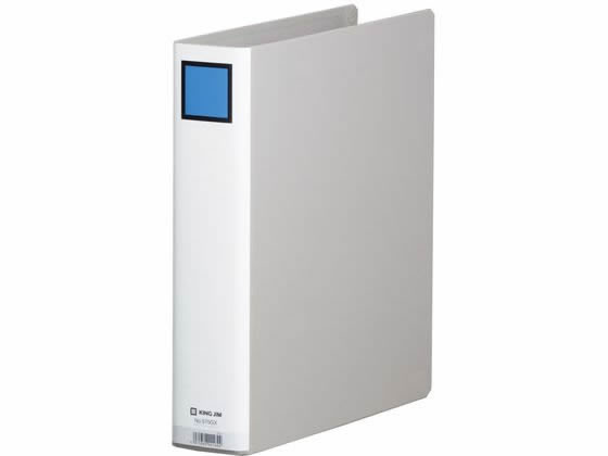 【商品説明】使いやすさ、丈夫さはいつものまま！【仕様】●片開き●色：グレー●サイズ：A4タテ●外寸法：縦307×横243mm●背幅：66mm●とじ厚：50mm●収容枚数：500枚●穴間隔：80mmピッチ●背見出し紙差替え可能●カラーインデッ...