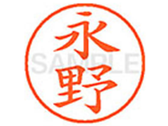 【仕様】●ナガノ●印面サイズ：直径9．5mm●書体：楷書体●インキ色：朱色●カートリッジ式●対応補充インキ：XLR−9N朱色●透明プラケース入り【検索用キーワード】ナガノ　ナガヤ　ながの　ながや　シヤチハタ　ネーム印　シヤチハタネーム9　印...
