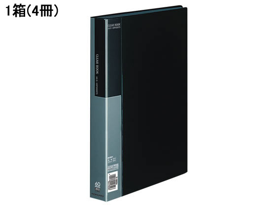 【商品説明】背見出し紙の表面は機能的なファイリングを考えたデザインです。ポケット中紙は表紙に合わせたカラーです。【仕様】●表紙色：黒●サイズ：A4タテ●外寸法：縦307×横232mm●背幅：37mm●ポケット枚数：60枚●中紙：あり●中紙色...
