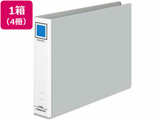 【商品説明】廃棄時に表紙ととじ具の分別ができます。ワンタッチで開くユニバーサルデザインとじ具を採用。【仕様】●色：シルバー●サイズ：A4ヨコ●外寸法：縦220×横346mm●背幅：56mm●リング内径：39mm●収容枚数：330枚●穴間隔：...