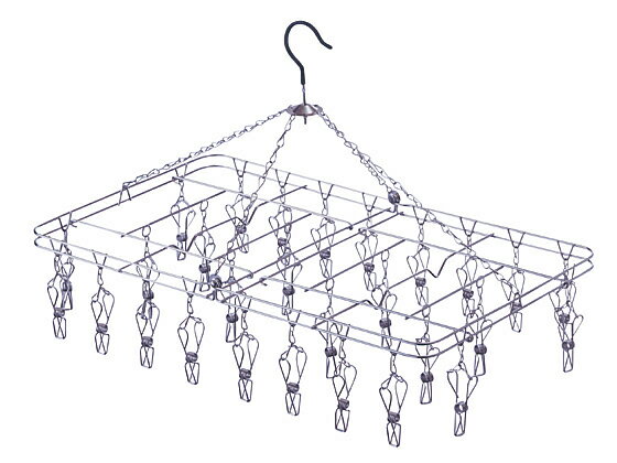 【仕様】●仕様：DL（ピンチ28ヶ付）●サイズ：幅600×奥行350×高さ400mm●材質：18−8ステンレス●サビに強く、紫外線にも強いステンレス製。【検索用キーワード】小物干し　物干し　すてんれすはんがー　ハンガー　洗濯物干し　物干し　...