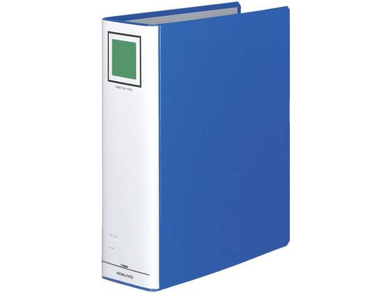 【商品説明】・スリム設計のとじ具の採用で棚内の収納効率アップ【仕様】●片開き●色：青●サイズ：A4タテ●外寸法：縦307×横242mm●背幅：95mm●とじ厚：80mm●収容枚数：800枚●穴間隔：80mmピッチ●背見出し紙差替え可能●カラ...