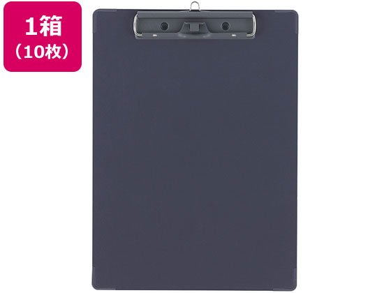 【商品説明】丈夫なクロス貼りのボードに、さびないPP銅板のクリップと角金が付いています。とじ具と表紙は分別廃棄ができます。【仕様】●色：ダークグレー●サイズ：A4タテ●とじ方向：短辺とじ●外寸法：縦322×横235mm●ペンホルダー付き（軸...