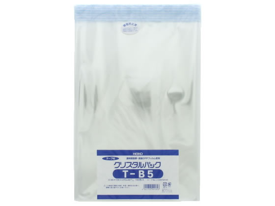【仕様】●サイズ：縦270×横195mm●フタ部分幅：40mm●厚み：0．03mm●材質：OPP●注文単位（入数）：1パック（100枚）●B5用●封ができるシール付【検索用キーワード】店舗用品　袋　OPP袋PP袋　OPP袋　シール付きポリ袋...