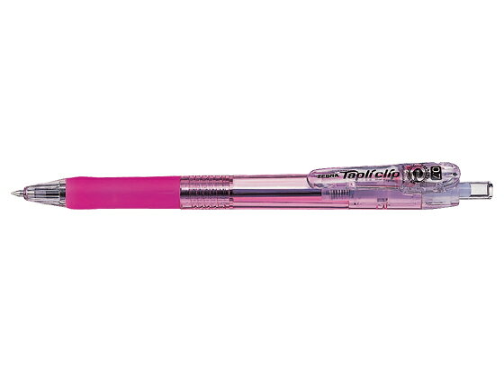 【仕様】●ボール径：0．7mm●油性染料インク●ラバーグリップ付●バインダークリップ●長さ：143mm●インク色：黒●ノック式●替芯：H−0．7芯●軸色：ピンク【検索用キーワード】ボールペン　油性ボールペン　ノック式　ZEBRA　ノック式ボ...
