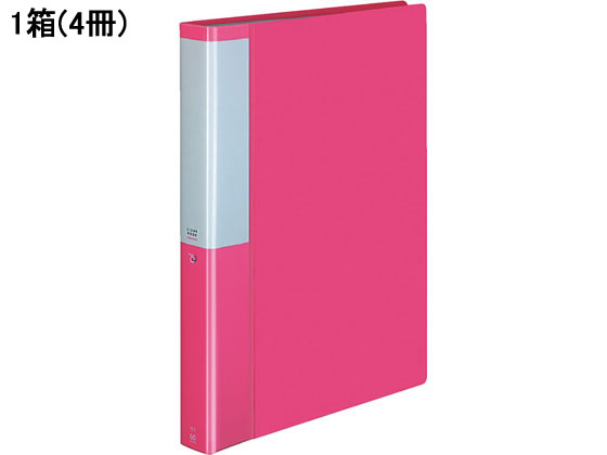 【仕様】●表紙色：ピンク●サイズ：A4タテ●外寸法：縦307×横230mm●背幅：35mm●ポケット枚数：60枚●中紙：あり●材質：表紙・ポケット／R−PP●背見出し紙差替え可能●注文単位：1箱（4冊）●グリーン購入法適合●GPNエコ商品ね...