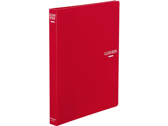 【商品説明】ポケットの中紙の色はグレー。【仕様】●表紙色：赤●サイズ：B5タテ●外寸法：縦272×横222mm●背幅：27mm●付属ポケット枚数：18枚●穴数：26穴●中紙：あり●中紙色：グレー●リング内径：17mm●適用ポケット品番：ラ−...