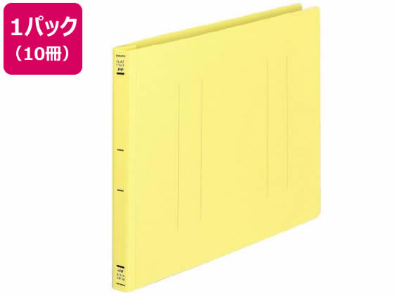 【商品説明】耐久性が高く頻繁な閲覧や持ち歩きなど、使用頻度の高い書類の収容に最適です。また、研究所や工場・屋外での使用などハードな条件での使用にも向いています。【仕様】●表紙色：黄●サイズ：A4ヨコ●外寸法：縦226×横313mm●背幅：2...