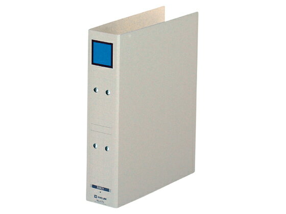 【商品説明】・両開きタイプの保存ファイル。【仕様】●両開き●色：グレー●サイズ：A4タテ●外寸法：縦307×横240mm●背幅：65mm●とじ厚：50mm●収納枚数：500枚●穴間隔：80mmピッチ●材質：表紙／印刷ボード表紙（再生紙）、と...