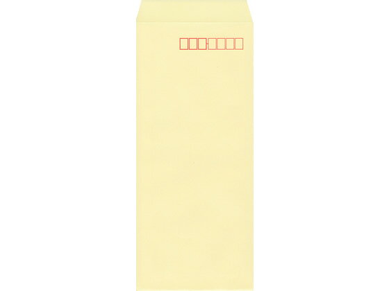 【仕様】●色：クリーム●規格サイズ：長4●寸法：縦205×横90mm●紙厚：80g／平方メートル●郵便番号枠あり●口糊：なし●貼り合わせ：サイド貼り●注文単位：1パック（100枚）【検索用キーワード】カラー封筒　封筒　いむら封筒　いむらふう...