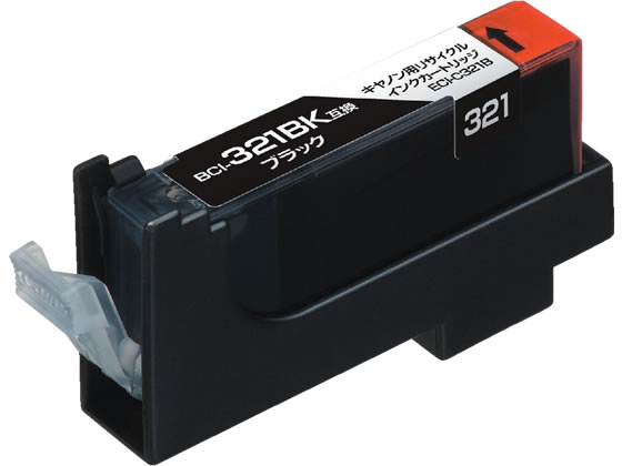 【仕様】●純正型番：BCI−321BK●色：ブラック●インク種類：染料●耐力インク●インク残量表示●グリーン購入法適合【検索用キーワード】エコリカ　ecorica　リサイクルインクカートリッジ　互換インクカートリッジ　インクジェットカートリ...