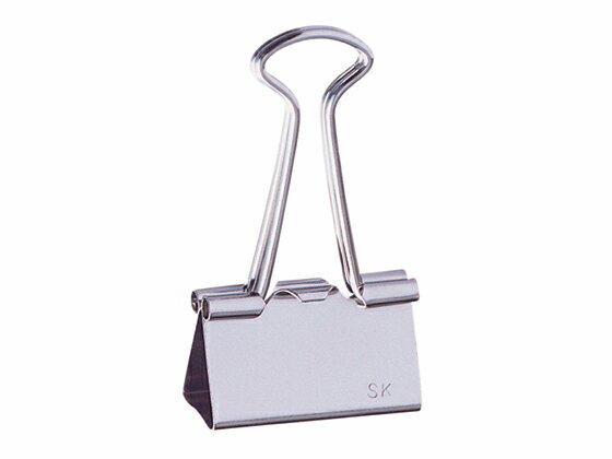 【商品説明】●美しいニッケルメッキ仕様、高級感が溢れます。●PP袋に商品が入った簡易包装、資材ダイエットで環境にも配慮。【仕様】●材質：スチール●仕様：中●口幅：25mm●とじ枚数：約70枚●注文単位：1パック（20個）【検索用キーワード】...