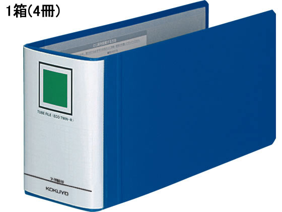 【商品説明】左右どちらからでも書類の抜き差しができるので、一方から新しい情報をファイルし、反対側から古い情報を順に破棄できます。【仕様】●表紙色：青●サイズ：B4　1／3ヨコ●外寸法：縦138×横283mm●背幅：95mm●とじ厚：80mm...