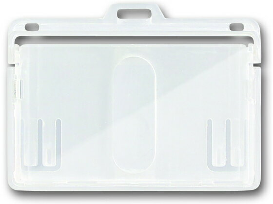 【仕様】●外寸：縦72×横96mm●内寸：縦54×横86mm●材質：表示面／PC、PP●ハードタイプ●2枚のカードが入る●注文単位：1枚●グリーン購入法適合【検索用キーワード】そにっく　アイディーカードヨウヒョウジメンハードニマイシュウノウ...