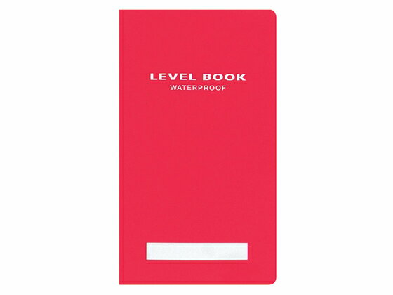 【仕様】●色：赤●紙質：合成紙、表紙／再生ポリプロピレン50％●中紙寸法：縦160×横91mm●注文単位：1冊（30枚）●汚れや水に強く、屋外、雨天の作業に便利。【検索用キーワード】測量野帳　野帳　KOKUYO　KOKUYO　コクヨ　こくよ...