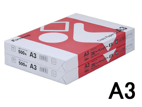 数量限定お一人様3個まで。【仕様】●サイズ：A3●坪量：約68g／m2●紙厚：約94μm●ISO白色度：約93％●ECF（無塩素漂白）パルプ100％●注文単位：1パック（500枚×2冊）※仕様に多少の誤差がございます。予めご了承ください。【...