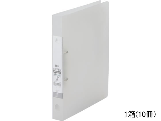 【商品説明】ファイルのゆがみを防ぐセーフティストッパー付き。タイトル記入に便利な交換式背見出し。書類をしっかり押さえる樹脂製紙押さえ付き。【仕様】●表紙色：クリアー●サイズ：A4タテ●外寸法：縦306×横251mm●背幅：34mm●収容枚数...