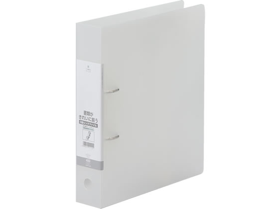 【商品説明】ファイルのゆがみを防ぐセーフティストッパー付き。タイトル記入に便利な交換式背見出し。書類をしっかり押さえる樹脂製紙押さえ付き。【仕様】●表紙色：クリアー●サイズ：A4タテ●外寸法：縦306×横265mm●背幅：56mm●収容枚数...