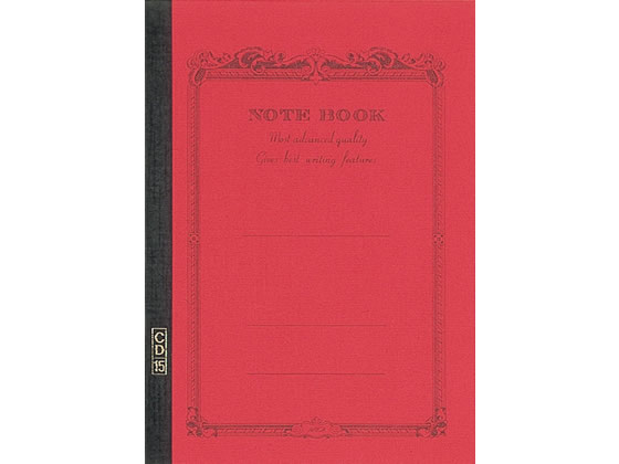 【仕様】●色：赤●サイズ：（セミB5）252×179mm●罫内容：6．5mm横罫　32行　止め罫●製本様式：糸綴じ●枚数：34枚●材質：特殊紙表紙●注文単位：1冊【検索用キーワード】アピカ　APICA　セミB5ノート　セミB5サイズ　6．5...