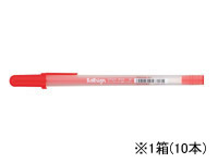 【仕様】●ボール径：0．6mm●インク色：赤●水性顔料ゲルインク●キャップ式●長さ：153mm●注文単位：1箱（10本）●ツインボール式で書き味さらさら・色鮮やか。【検索用キーワード】ジェルインキボールペン　ボールペン　ゲルインクボールペン...