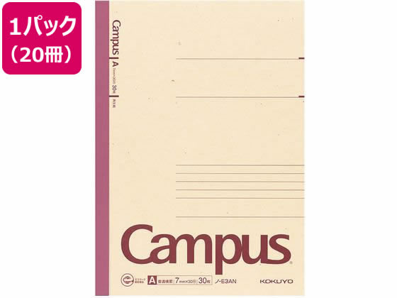 【仕様】●サイズ：セミB5●A罫7mm30行●枚数：30枚●中紙：古紙パルプ配合率70％以上●表紙：古紙パルプ配合率100％●ISO白色度70％程度●製本様式：無線とじ●注文単位：1パック（20冊）●グリーン購入法適合●GPNエコ商品ねっと...