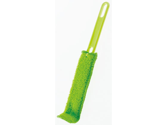 【商品説明】ハード樹脂加工なので、洗剤なしで汚れを落とします。使いやすさを考えたL型のハンドルは、底にも内側の段差にも届きます。【仕様】●材質：ハンドル／ポリプロピレン、カバー表面／アクリル（ハード樹脂加工）、カバー内面／綿100％●耐熱温...