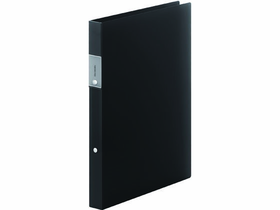 【仕様】●色：黒●サイズ：A4タテ●外寸法：縦313×横249mm●背幅：29mm●リング内径：19mm●収容枚数：140枚●穴間隔：80mmピッチ●リング式とじ具●2段ポケット付き●紙寄せ2枚付き●材質：表紙／カラー透明PP、とじ具／金属...