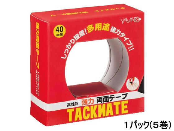 【商品説明】ポリプロピレン、ポリエチレンなどもしっかりと接着できます。テープ取り出し口を折り込むことでテープの巻き戻りを防止。【仕様】●多用途強力タイプ●テープサイズ：幅40mm×長さ10m●カッター付きパッケージ●巻き戻り防止付き●基材：...