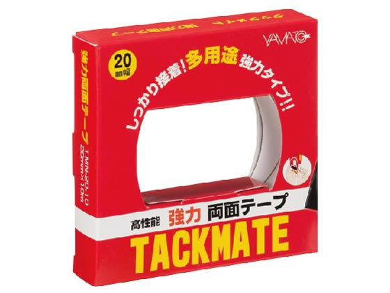 【商品説明】ポリプロピレン、ポリエチレンなどもしっかりと接着できます。テープ取り出し口を折り込むことでテープの巻き戻りを防止。【仕様】●多用途強力タイプ●テープサイズ：幅20mm×長さ10m●カッター付きパッケージ●巻き戻り防止付き●基材：...
