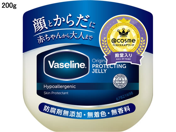 【商品説明】お肌の表面をピュアスキンジェリーがコーティングし、肌の内側の水分を逃さない。だから、保湿力が高く、うるおいがずっと続きます。家族みんなで使える大容量サイズ。【仕様】●容量：200g●無香料・無着色・防腐剤無添加生産国：インド商品...