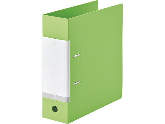 【仕様】●表紙色：黄緑●サイズ：A4タテ●外寸法：縦306×横277mm●背幅：88mm●収容枚数：750枚●穴数：2穴●穴間隔：80mmピッチ●樹脂製紙押さえ付き●三角ポケット付き●材質：表紙／ポリプロピレン（生地厚1．8mm）、とじ具／...