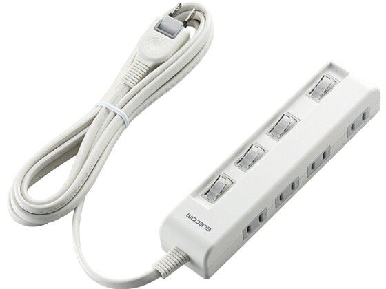 【仕様】卓上での使用に最適な横挿しタイプ。ACアダプタや大きめのプラグを接続しても隣の差込口に干渉しにくいように、1個の差込口を離れて配置しています。トラッキング防止プラグ、二重被ふくコードを採用。差込口にユリア樹脂を使用。180°スイング...