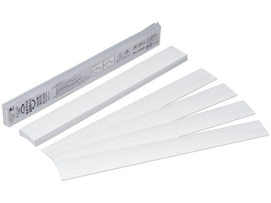 【仕様】背ばり、製本、補修、補強に。●色：白●A4判用●サイズ：35×297mm●基材：古紙パルプ配合率50％再生紙●粘着剤：アクリル系●はく離紙：ノンポリラミ紙●注文単位：1パック（50片）●グリーン購入法適合●GPNエコ商品ねっと掲載※...