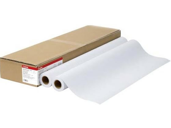 【仕様】●サイズ：24インチ●寸法：610mm×50m●坪量：64g／m2●紙厚：0．079mm●フチなし対応：フチなし印刷非対応●オートカット可能●注文単位：1箱（2本）【検索用キーワード】キヤノン　CANON　大判プリンター用紙　プロッ...