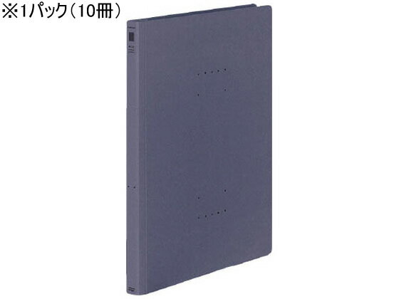 【仕様】●表紙色：ブルーグレー●サイズ：A4タテ（セミワイド）●外寸法：縦307×横242mm●背幅：18mm●とじ厚：15mm●収容枚数：150枚●穴数：2穴●穴間隔：80mmピッチ●材質：表紙／色板紙（古紙パルプ配合）、押え板・スライド...