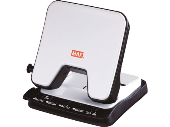 【商品説明】中空刃で軽く穴あけ。上下左右に広がる緩やかなラウンド形状を施すことで、手のひらがフィット、力が入れやすい。用紙のサイズに合わせてセンターを出す、見やすく精度の高いセンタリングゲージ。ハンドルを下げた状態でストッパを押すとロック、...